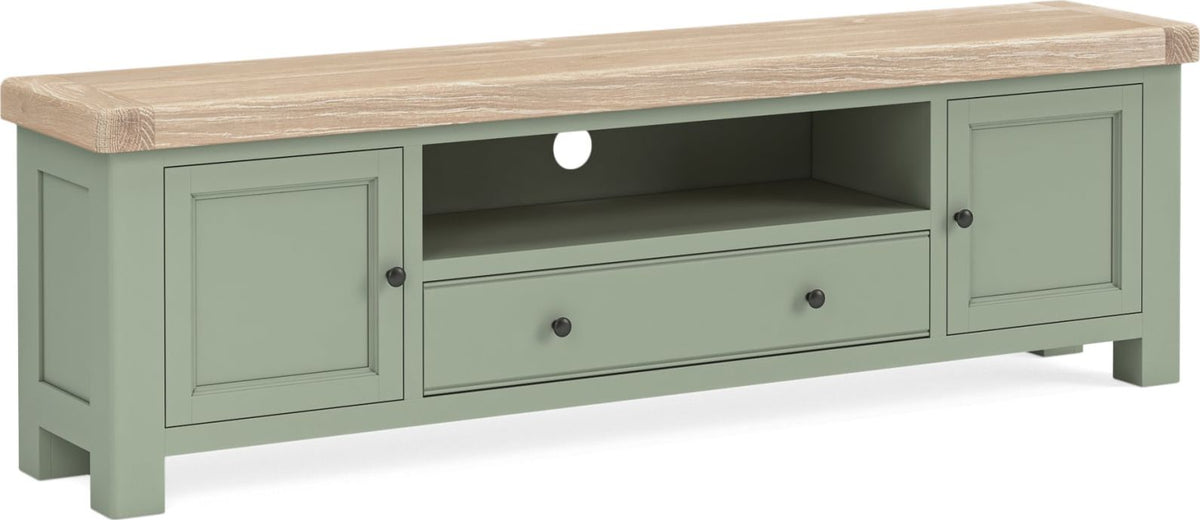 Salcombe Sage TV Unit 1900mm – Pine & Oak Warehouse