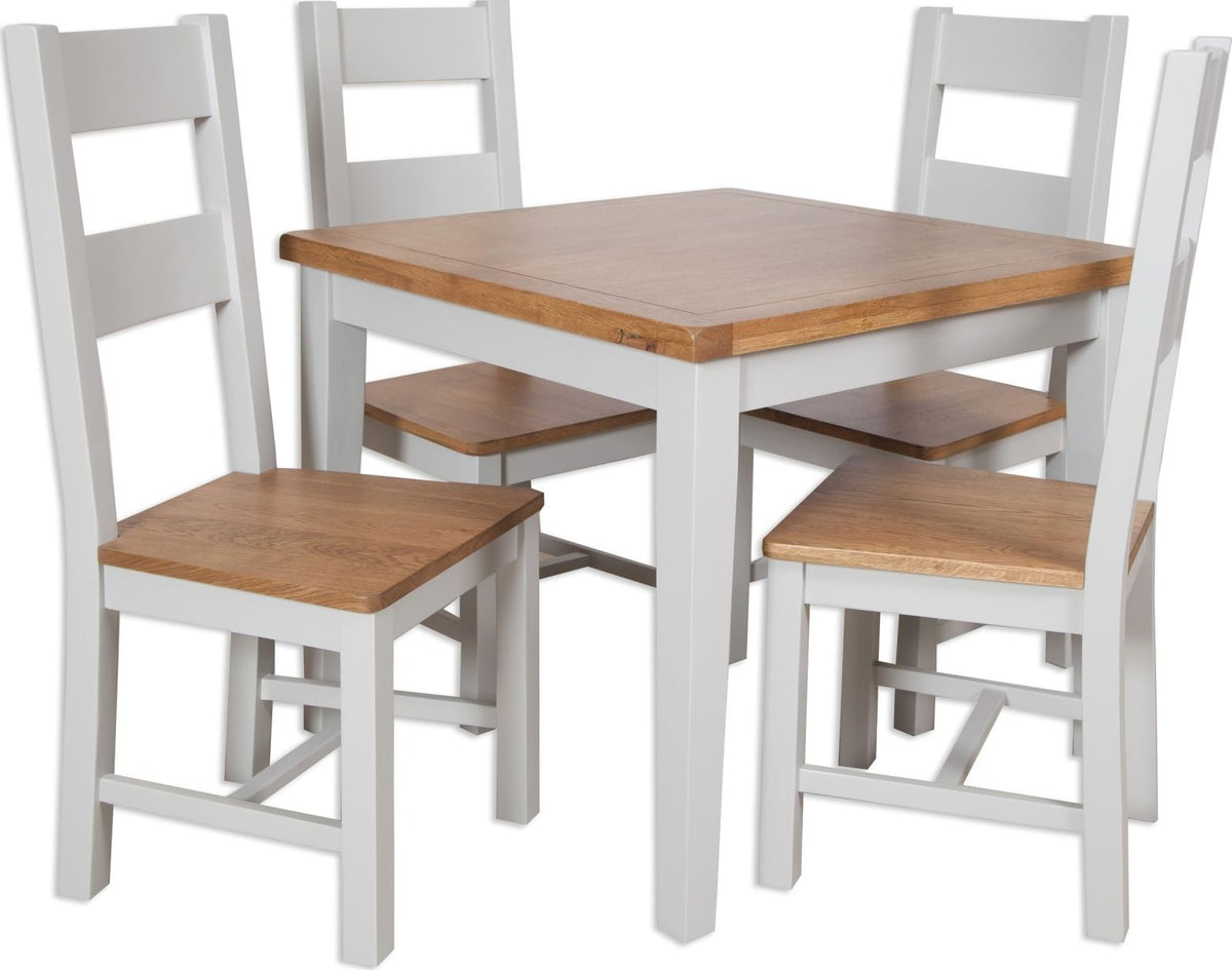 Canberra Grey 90cm x 90cm Dining Table – Pine & Oak Warehouse