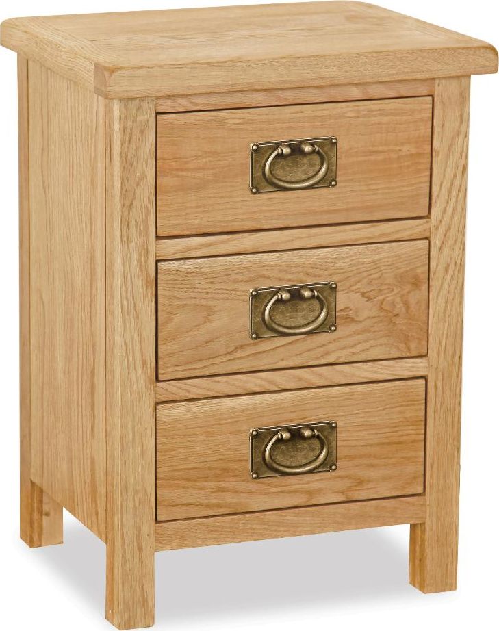 Manor Oak Lite Bedside – Pine & Oak Warehouse