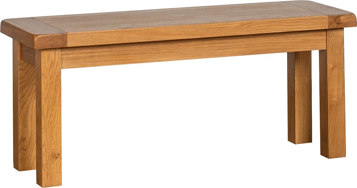 Somerford Oak Medium Dining Bench – Pine & Oak Warehouse
