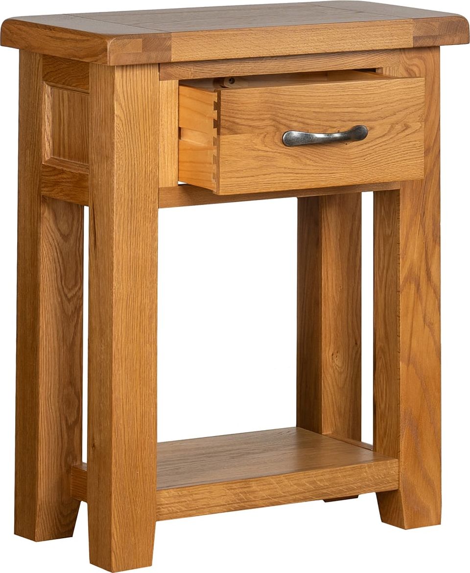 Somerford Oak 1 Drawer Console Table – Pine & Oak Warehouse