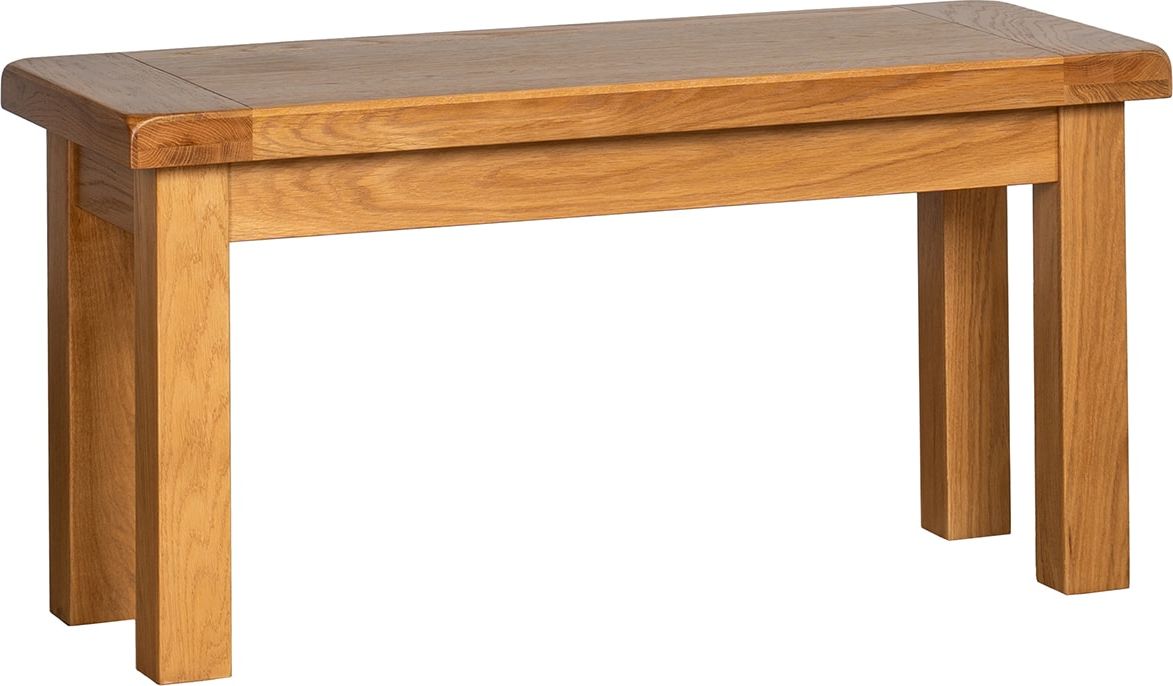 Somerford Oak Small Dining Bench – Pine & Oak Warehouse