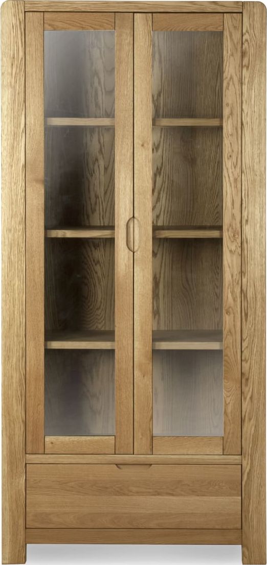 Oslo Oak Display Cabinet – Pine & Oak Warehouse