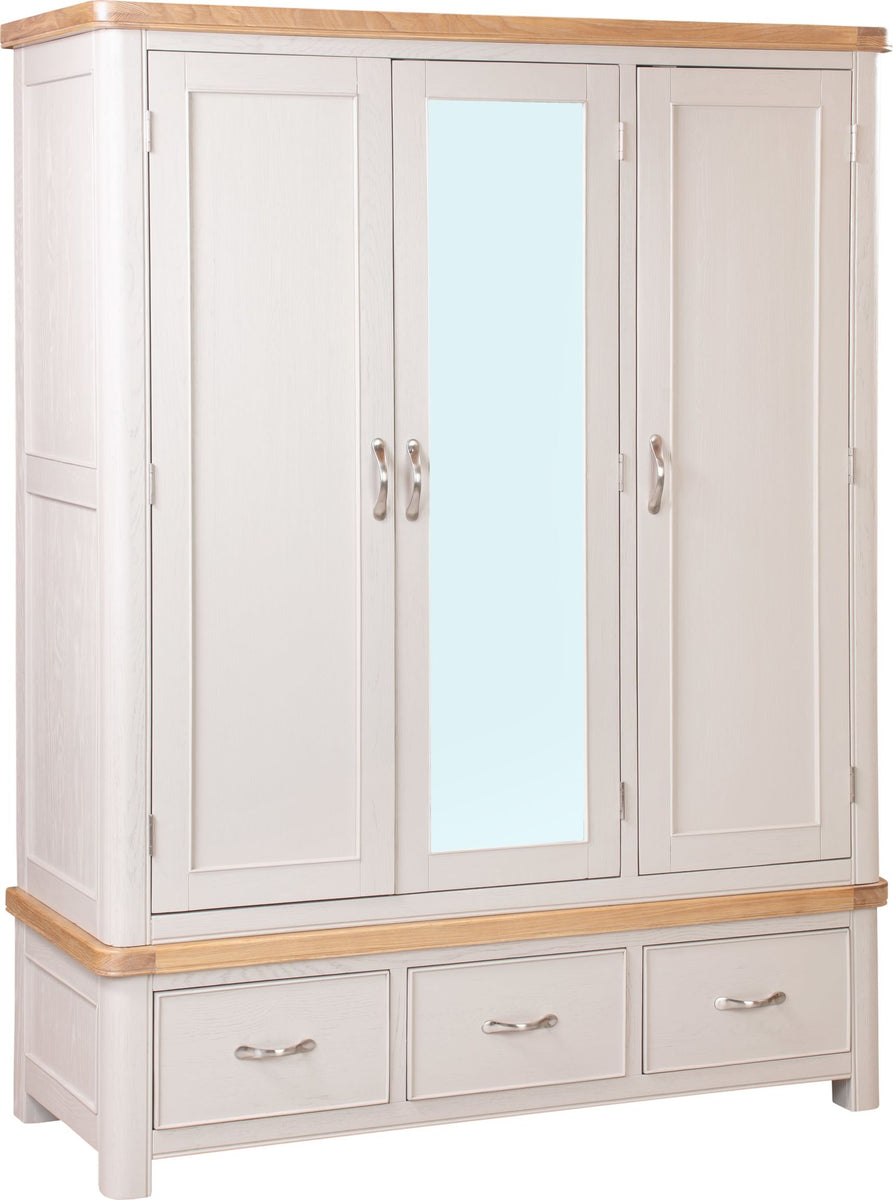 Chatsworth Painted Triple Robe – Pine & Oak Warehouse