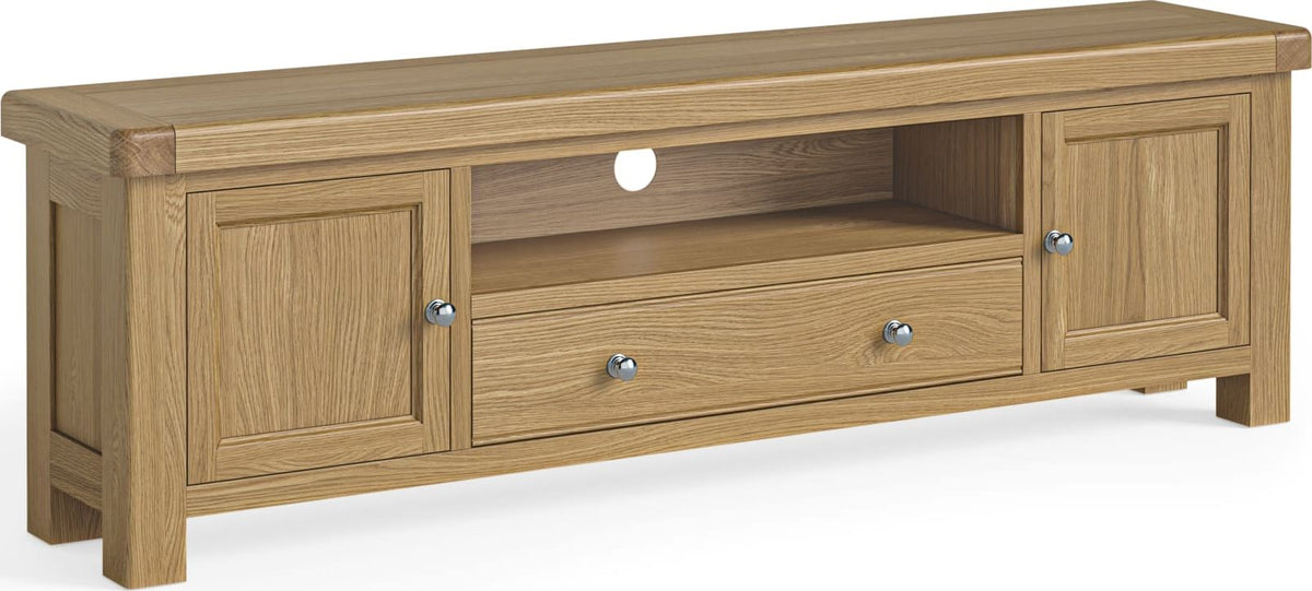 Normandy TV Unit 1900 – Pine & Oak Warehouse